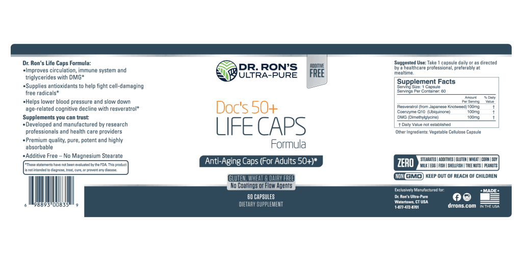 Life Caps | Dr. Ron's Ultra-Pure